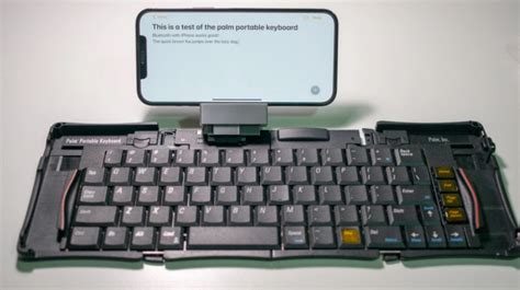 A Palm Portable Keyboard Bluetooth Adapter Keyboards Feather
