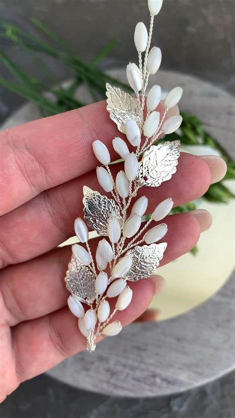 Веточка в прическу Свадебные украшения для волос Украшения Бантики для девочек