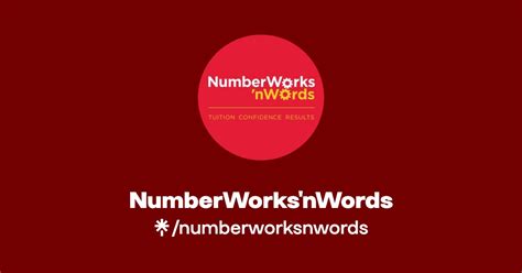Numberworksnwords Instagram Linktree