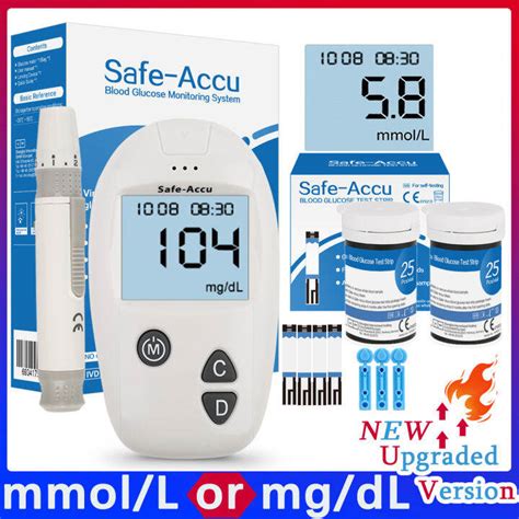Accu Blood Glucose Meter 50100pcs Test Strips Lancets Glucometer Kit For Diabetic Blood Sugar