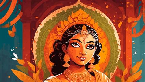 Premium Vector Happy Navratri Vector