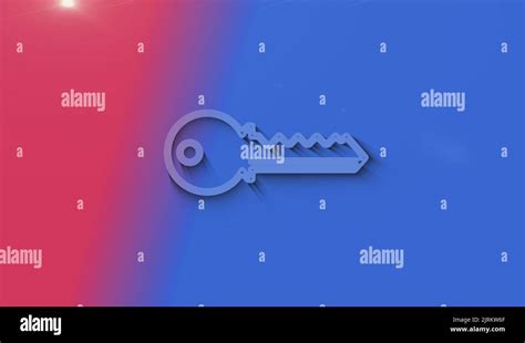 Cyber Security And Password Safety With Key Symbol Digital Concept