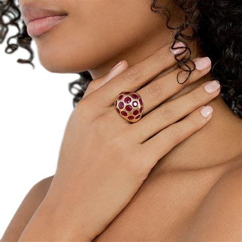 Bubble Ring Rubies Manon Jewelry