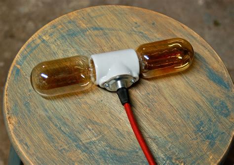 Two Sided Porcelain Light Socket Double Light Bulb Socket