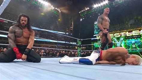 WWE WrestleMania 40 Results Night 1 Rock And Roman Reigns Defeated