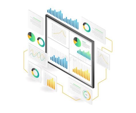 Landing Page Concept Flat Isometric Illustration Digital