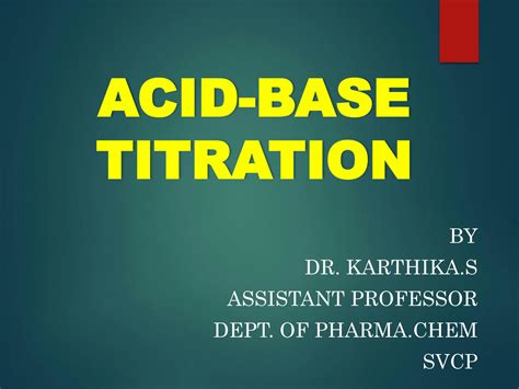 Solution Acid Base Titration Studypool