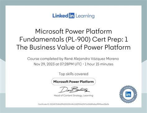 René Alejandro Vázquez Moreno On Linkedin Certificate Of Completion