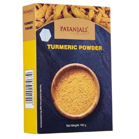 Куркума молотая Patanjali (Turmeric Powder), 100 г - купить с доставкой ...