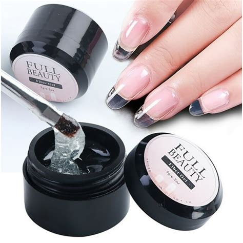 Laruyeko 5ml Nail Fiber Gel Fiberglass Extension Gel Varnish Broken