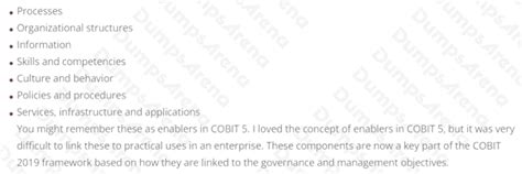 Cobit 2019 Exam Free Questions And Answers Page 1 Certsteps