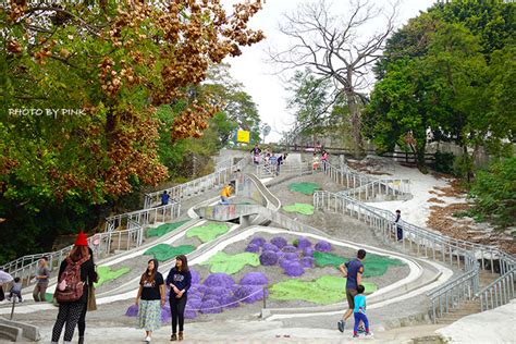 【員林景點】百果山兒童樂園。超長溜滑梯、沙坑等多樣化設施，帶小孩玩耍的好去處