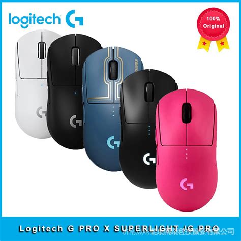 Original Logitech G Pro X Superlight Mouse Sem Fio 25k Jogo Mecânico