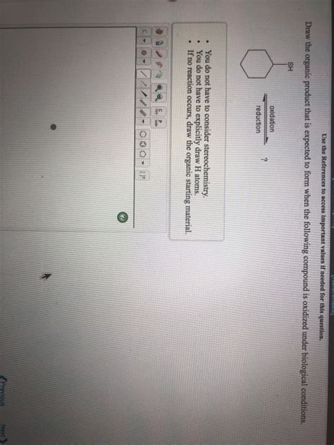Solved Draw The Organic Product That Is Expected To Form