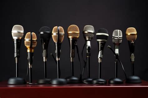 Premium Photo Candid Captures Mesmerizing Mic Setup For The Ultimate