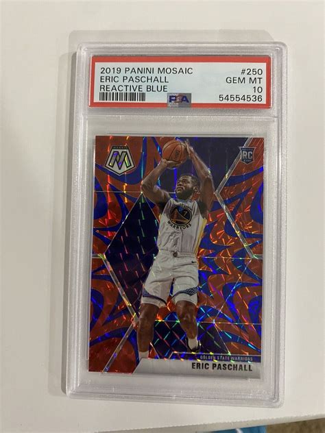 2019 20 Panini Mosaic Rookies Reactive Orange Prizm 250 Eric