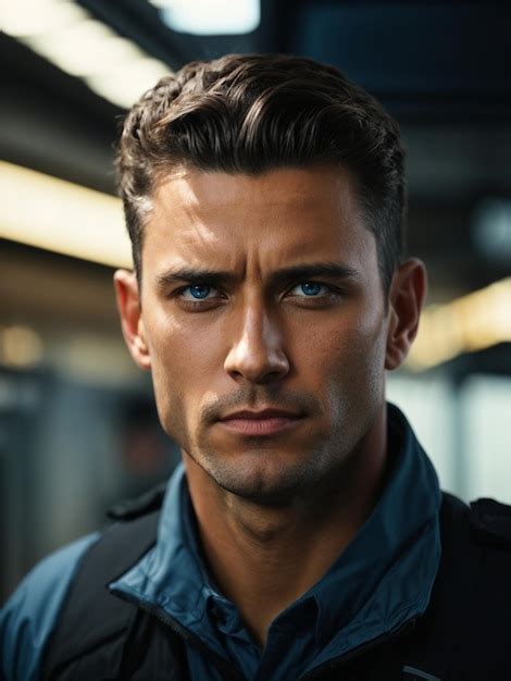 Premium Photo Portrait Image Of Policeman