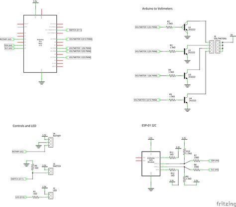 Feedback On First Fritzing Very Simple Circuit Esp01 Arduino And Some Controls Askelectronics