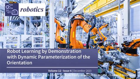 Mdpi On Linkedin Robot Learning By Demonstration With Dynamic