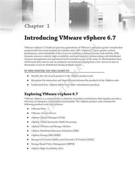Pdf Introducingintroducing Vmware Vsphere 67 Vmware Vsphere 6