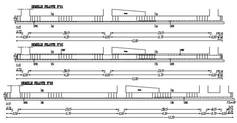 AutoCAD D Drawing Of Strip Foundation With Reinforcement Details CAD File Dwg File