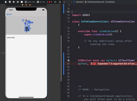 Ios Uitextview Object Is Not Being Recognized In New Controller
