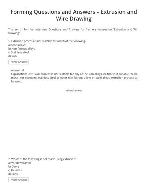 Forming Interview Questions And Answers For Freshers Sanfoundry Pdf
