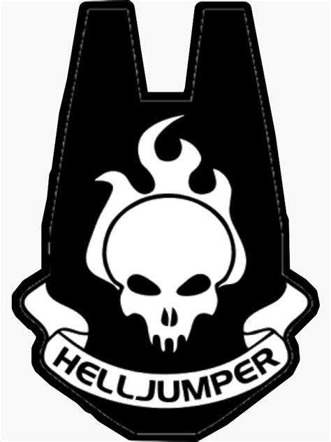 Odst Helljumper Patch Sticker For Sale By Hirozdz Redbubble