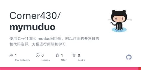 Github Corner Mymuduo C Muduo