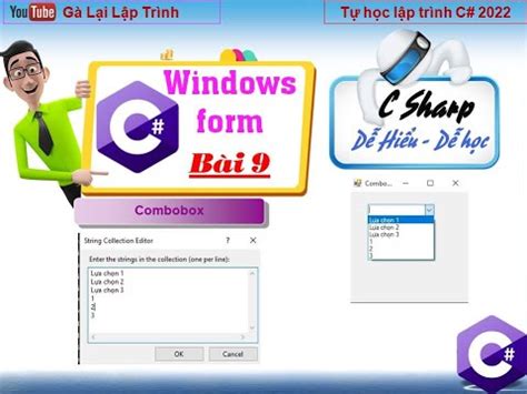 9 Winform C 2022 ComboBox Winforms C Step By Step For Beginners Tuhoc Cc YouTube