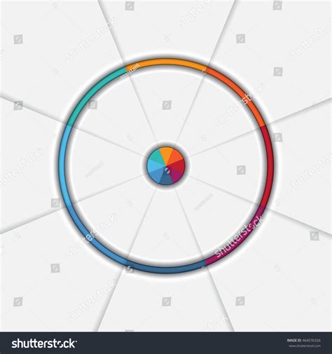 Template Infographic Eight Position Area Chart Stock Illustration 464076326 Shutterstock
