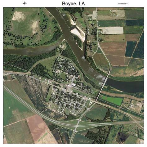 Aerial Photography Map Of Boyce La Louisiana