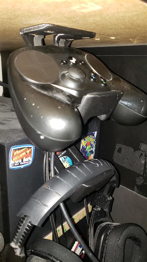 Controller Under Desk Holder Hook By Crash6 Download Free Stl Model