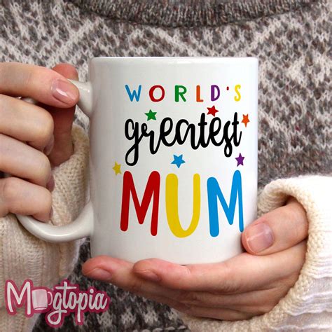 Worlds Greatest Mum Mug Mothers Day Birthday T Christmas Novelty
