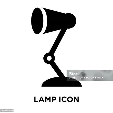 램프 아이콘 벡터 흰색 배경에 고립 된 램프의 로고 개념에 투명 한 배경 검은 가득 기호 서명 0명에 대한 스톡 벡터 아트 및 기타 이미지 Istock