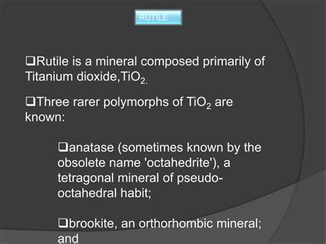 On Extraction Of Titanium 5 Pptx