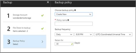 Tutorial Back Up Azure Files File Shares Azure Backup Azure Docs