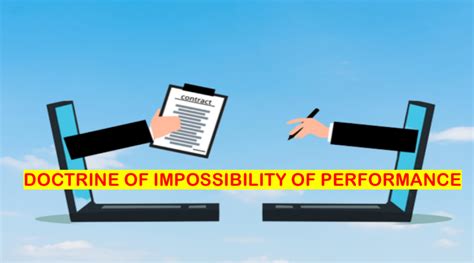 Doctrine Of Impossibility Of Performance Legal Vidhiya