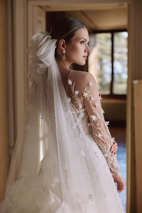 Luxury Princess Wedding Dress Embroidery With Flower Applique Etsy