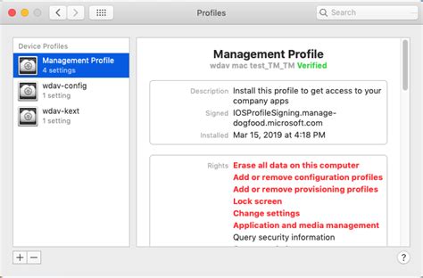Macos에서 엔드포인트용 Microsoft Defender 위한 Intune 기반 배포 Microsoft Defender