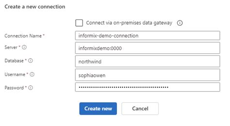 Ibm Informix에 워크플로 연결 Microsoft Learn