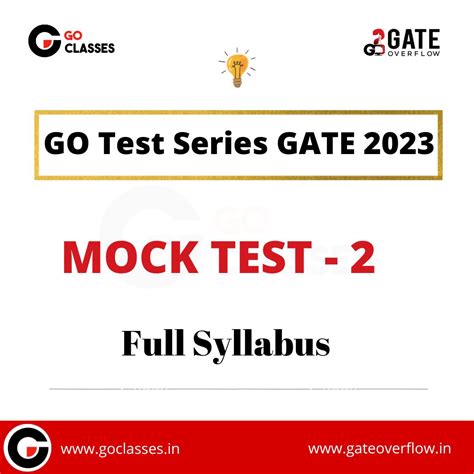 Go Classes On Linkedin Gate2023 Gateexam Gateoverflow Mocktest