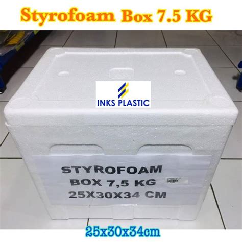 Jual Styrofoam Box 7 5 Kg Shopee Indonesia
