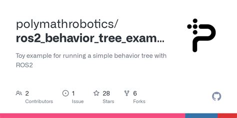 Github Polymathroboticsros2behaviortreeexample Toy Example For
