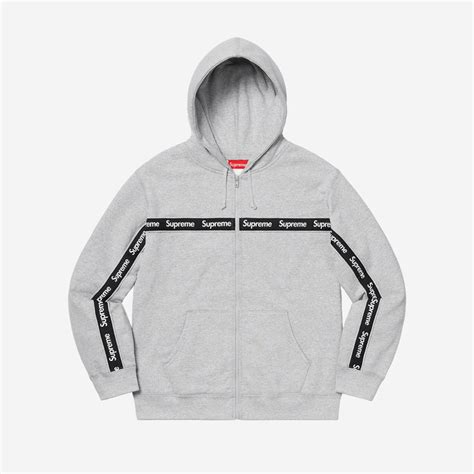 Supreme Text Stripe Z Style Kream