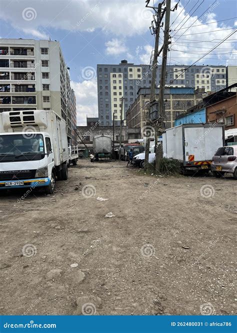 Streets Of Nairobi In Parkroad Estate In Kenya Editorial Photo Image