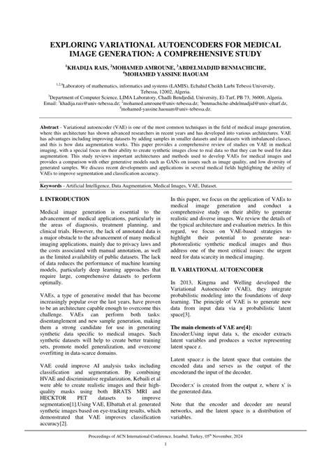 Pdf Exploring Variational Autoencoders For Medical Image Generation