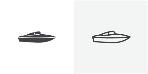 Speed Boat Icon 48696333 Vector Art At Vecteezy