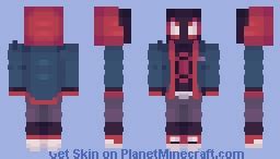Miles Morales Spiderman Steve Skin Minecraft Skin