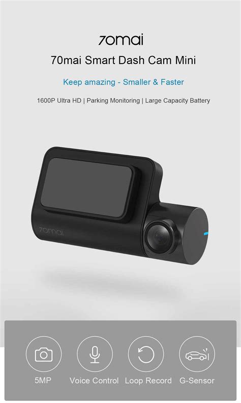 70mai Midrive D05 Smart Dash Cam 2 $47.99 With "cam2" Code | GearVita